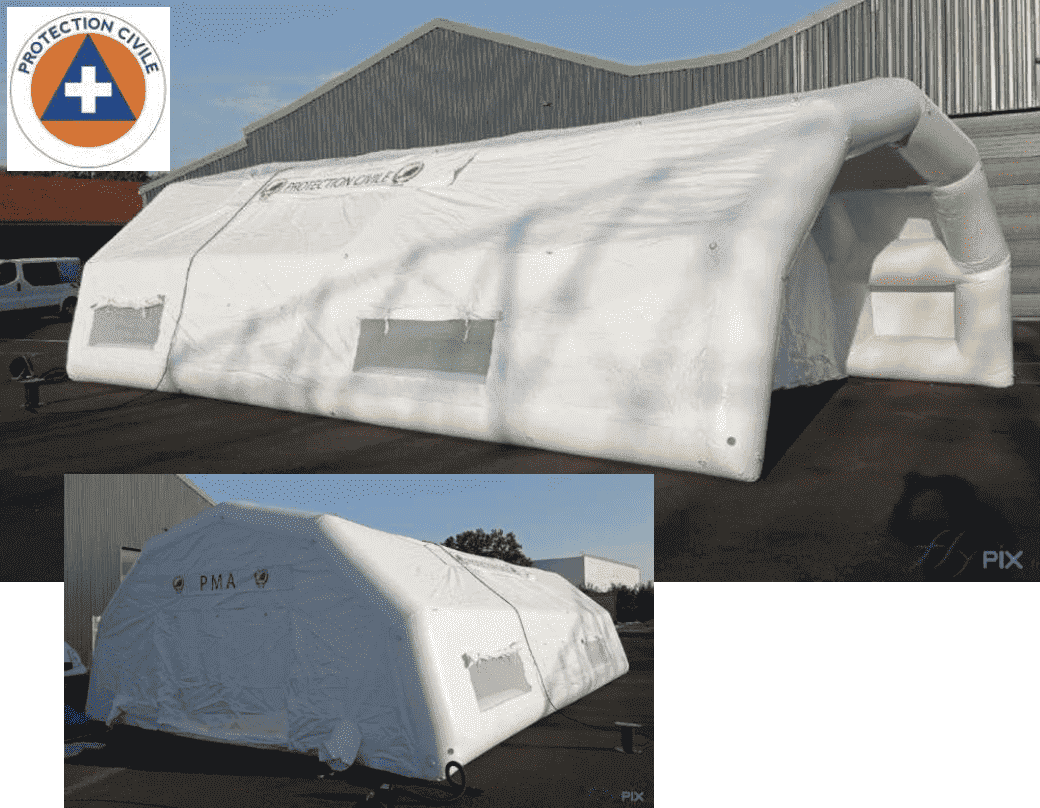 Inflatables medical tents, mobile sheds, first aid CBRN shelters
